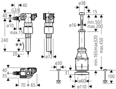 Grohe Dal Servo Set -Kingsway Plumbing